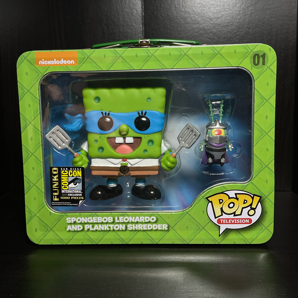 Funko Pop! Vinyl: Teenage Mutant Ninja Turtles - Spongebob Leonardo ...