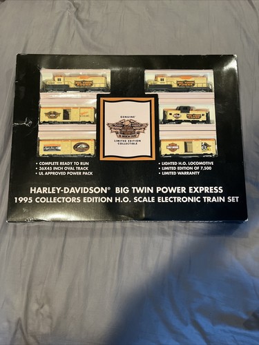Ho Scale Harley Davison Limited Edition Set,Train Set, Model Trains, | eBay