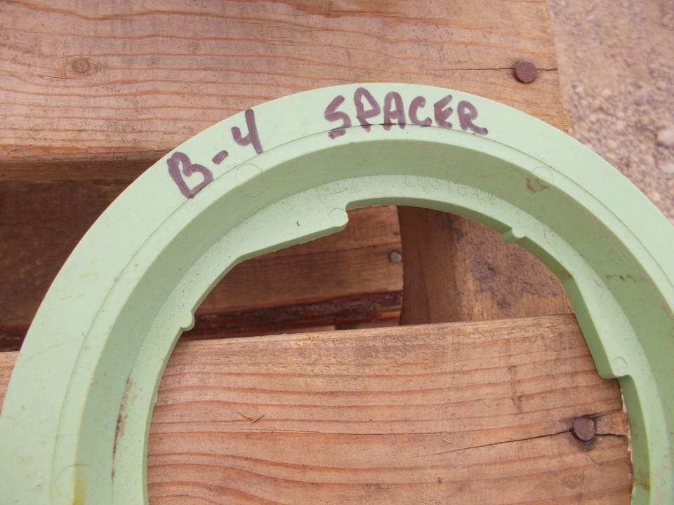 1) John Deere JD Planter Plastic Lustran seed plate B4 spacer | eBay