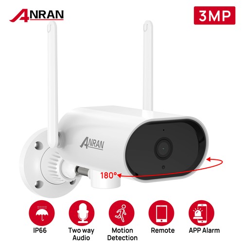 ANRAN Outdoor Wireless IP Camera HD 1296p Onvif Security WIFI Camera ...