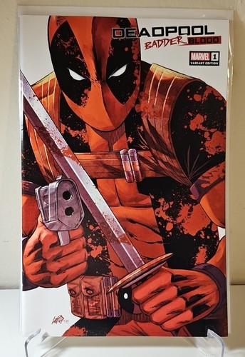 DEADPOOL: BADDER BLOOD #1 BATTLE DAMAGE: ROB LIEFELD & WHATNOT TRADE ...