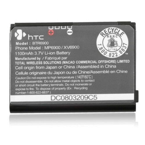 NEW Original Genuine HTC Battery for Touch XV6900 Vogue P3050 P3450 ...