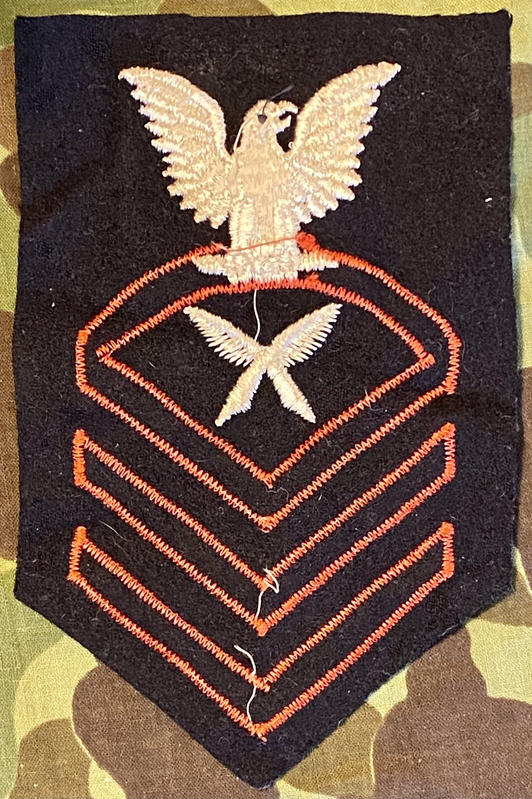 WWII undated Red US Navy Rate Yeoman CPO rank Patch USN CYN YNC | eBay