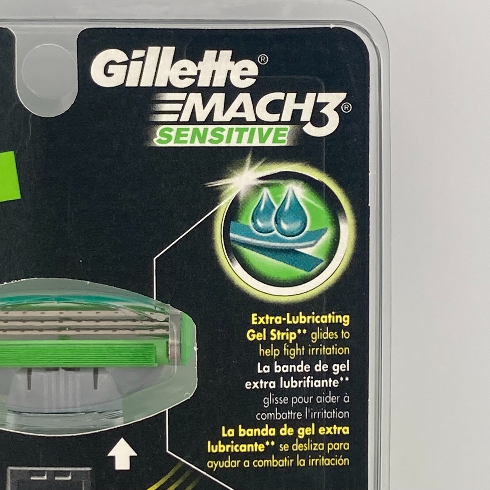 Gillette Mach 3 Sensitive Razor 1 Handle + 1 Cartridge DISCONTINUED ...