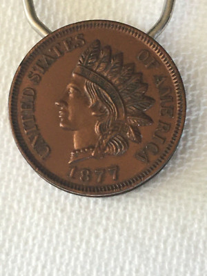 Vintage Indian Head Penny Bradford IL Banking Keychain, Illinois Key ...