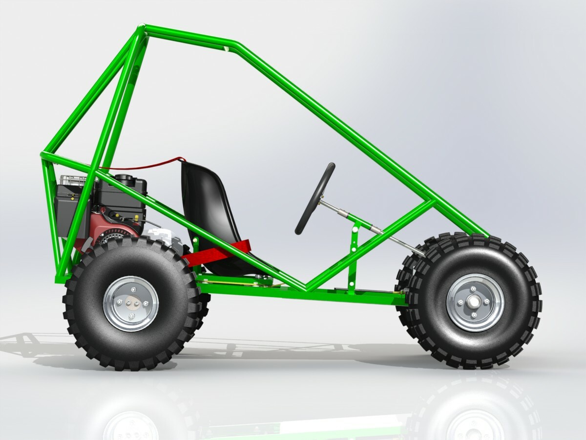 Off Road Go Kart Frame Blueprints