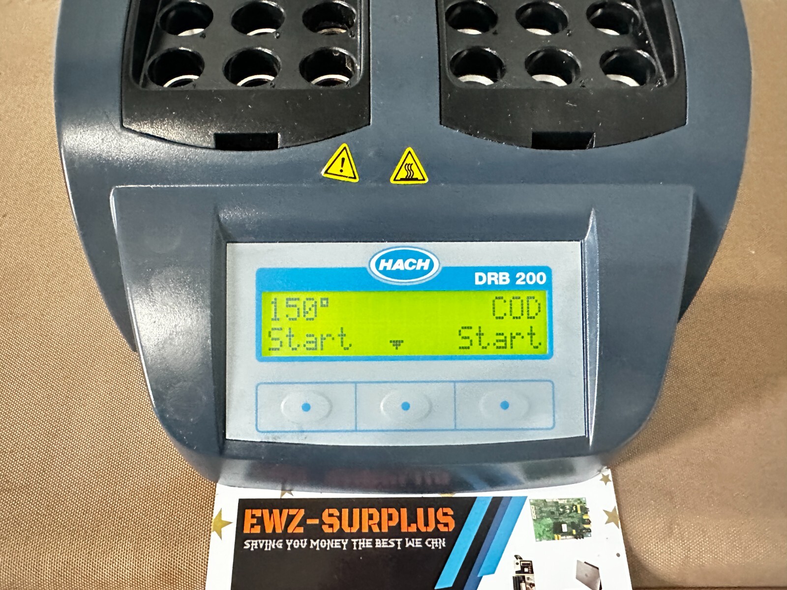 NICE HACH DRB200 DIGITAL REACTOR BLOCK TWO HEATING BLOCK BAY TESTED FOR ...