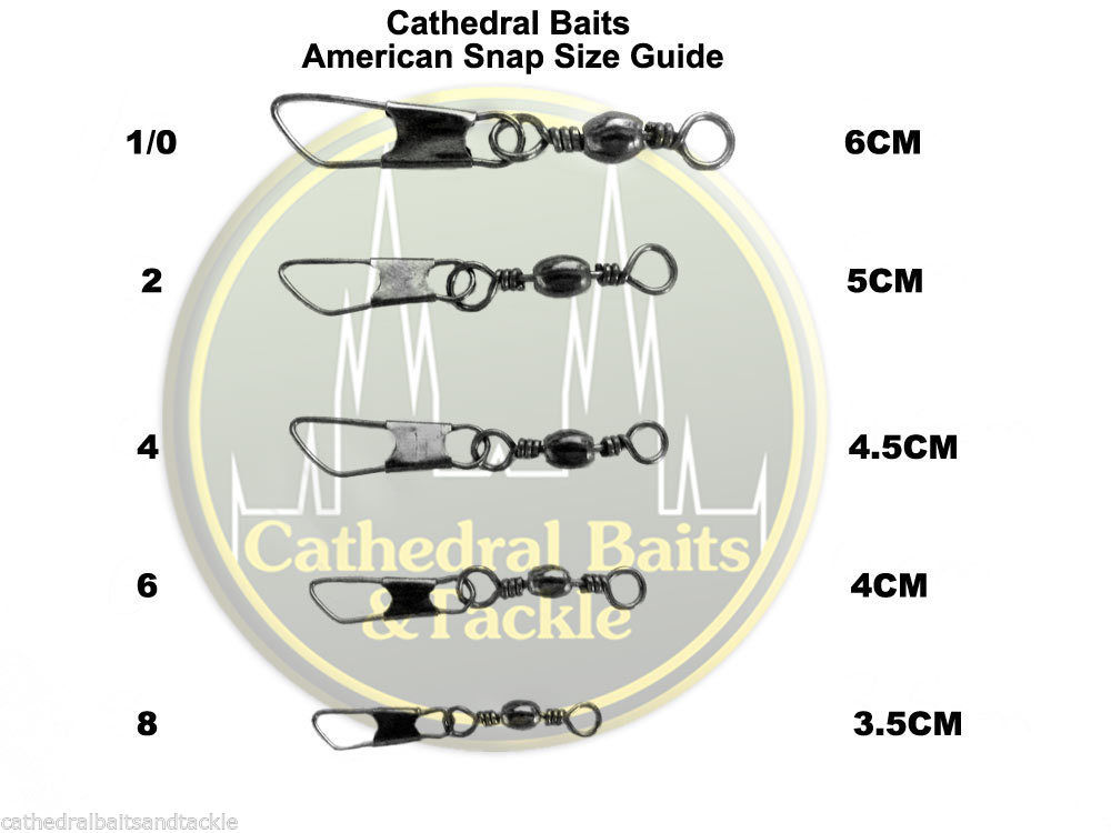 American Snap Sea Fishing Swivels All Sizes 2/0, 2, 4, 6 ,8 & 10 | eBay UK