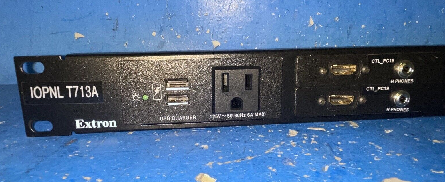 EXTRON AAP 301 USB HDMI PHONE JACK 3 PLUG AC INPUT INTERFACE MOUNT ...