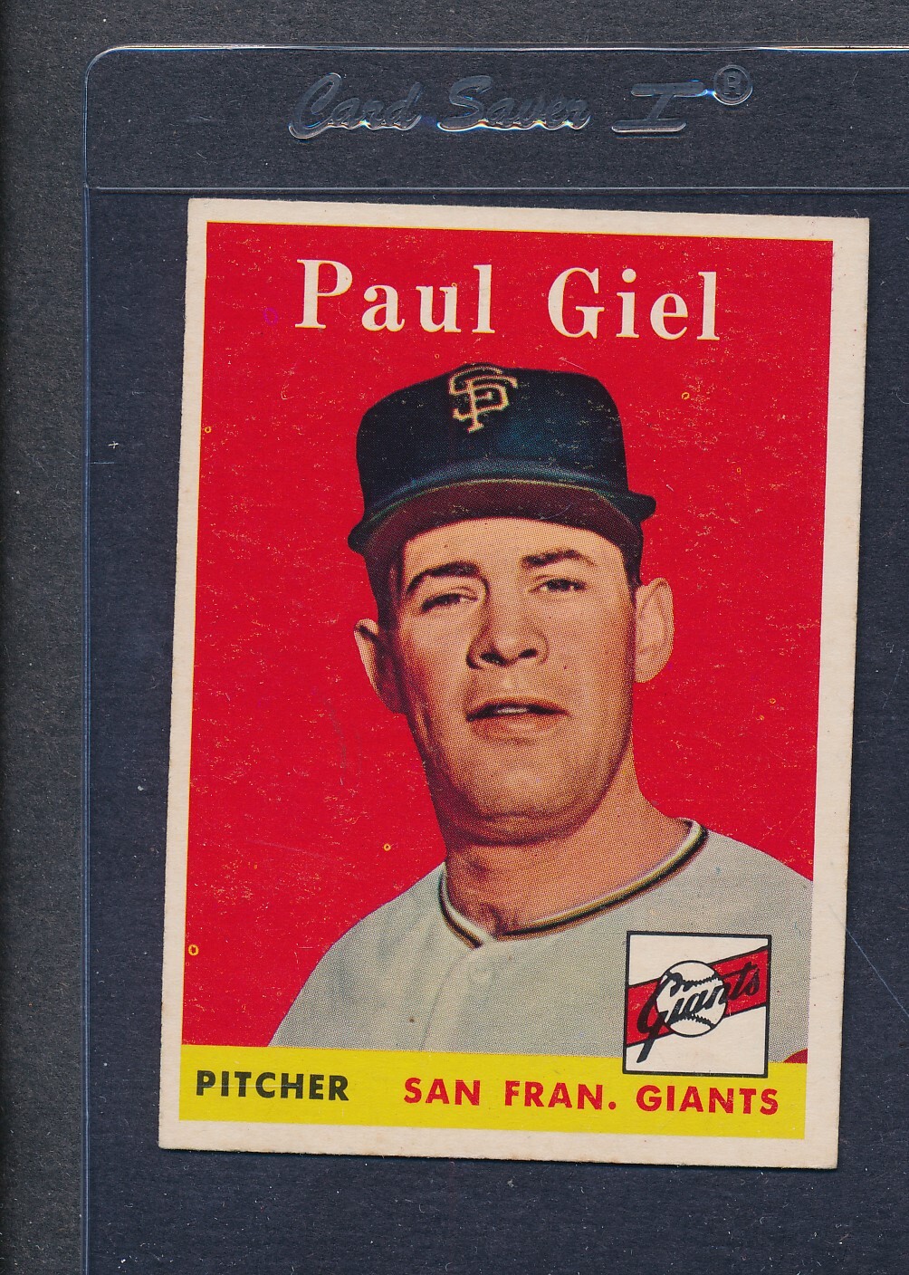 1958 Topps #308 Paul Giel Giants EX/MT *4932 | eBay