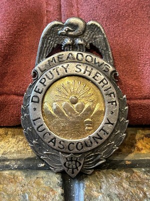 Vintage Lucas County OH Deputy Sheriff Badge - Historical Memorabilia ...