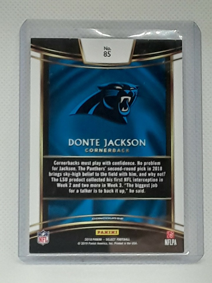Donte Jackson 2018 Panini Select Football - Concourse #85 RC - Carolina ...