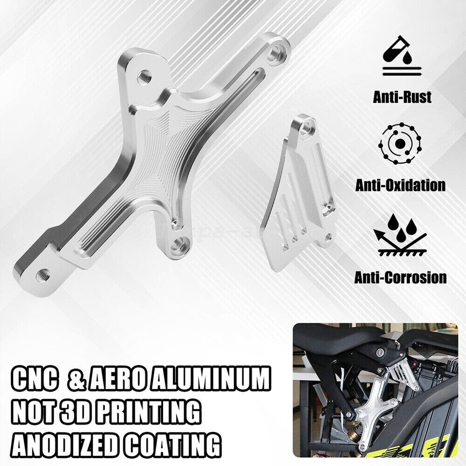 URLWALL Silver Aluminum Seat Riser Kit For Sur-Ron Light Bee X Segway ...