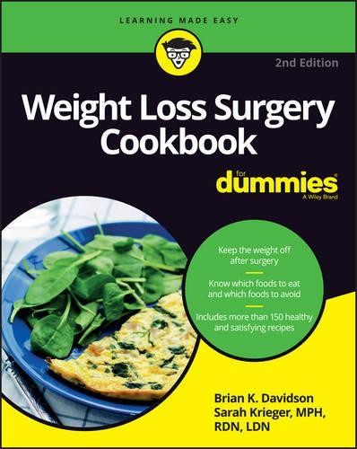 Brian K. Davidson Sarah Krieg Weight Loss Surgery Cookbook For Dummi ...