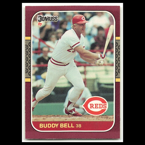 Buddy Bell #196 1987 Donruss Opening Day Cincinnati Reds Baseball Card ...