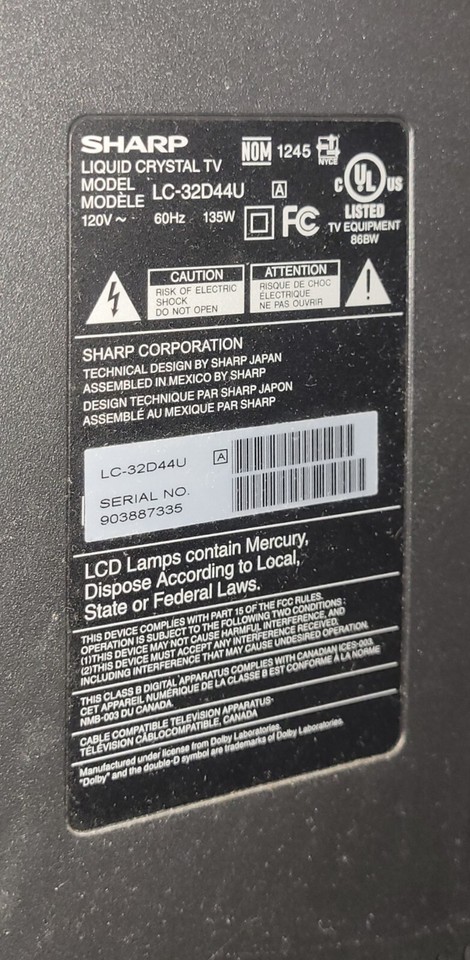 Sharp TV Screen | eBay