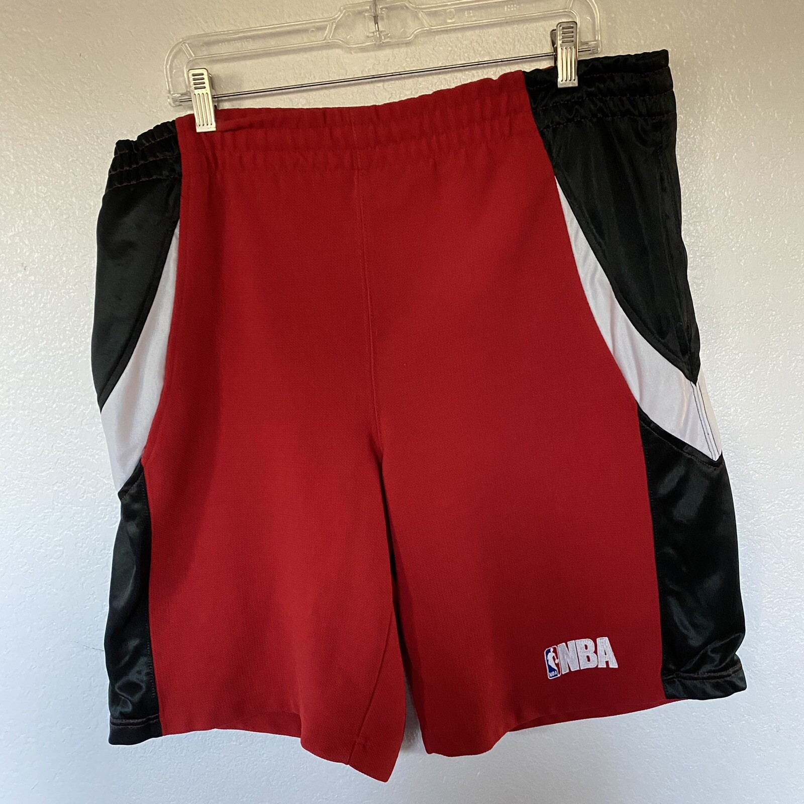 NBA Elevation Red, White & Black NBA Men’s Polyester … - Gem