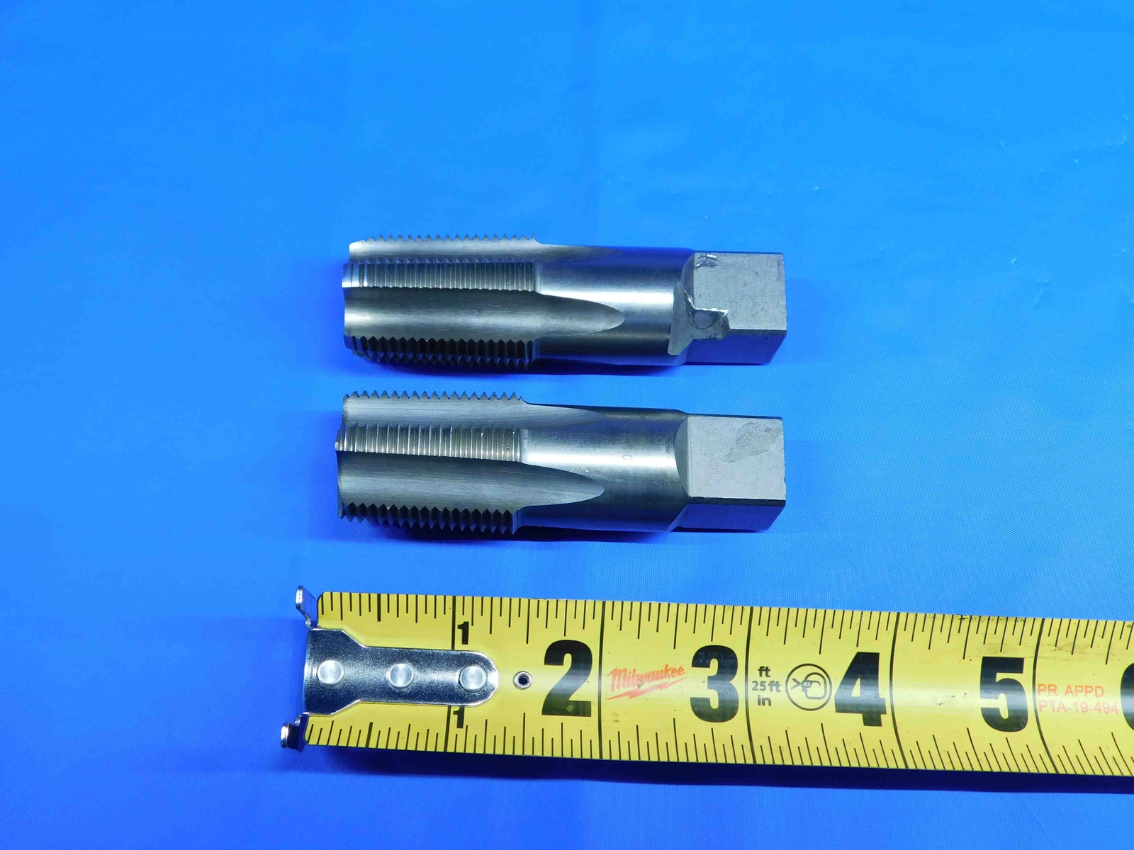 2 PCS 3/4 14 NPT HSS PIPE TAP 5 STRAIGHT FLUTE .75 MILLING USA MADE 3/4 ...