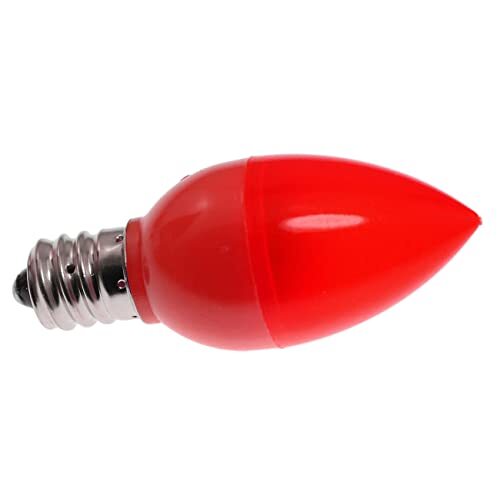 12pcs E12 Red Base Decor Bulbs Salt Lamp Led Light Bulb Decorative ...