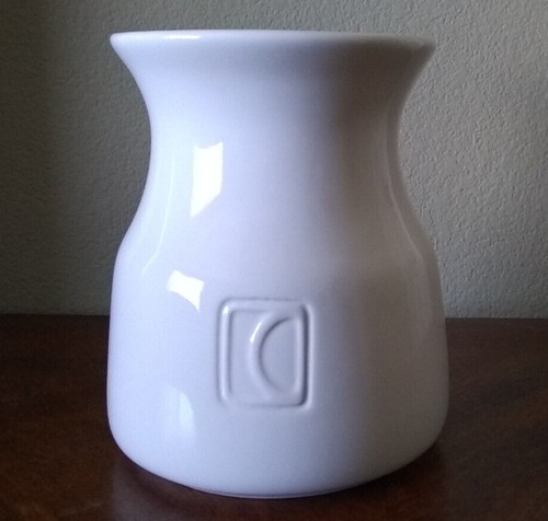 Chantal Hourglass-Shaped 8 Ounce White Utensil Crock * NEW * | eBay