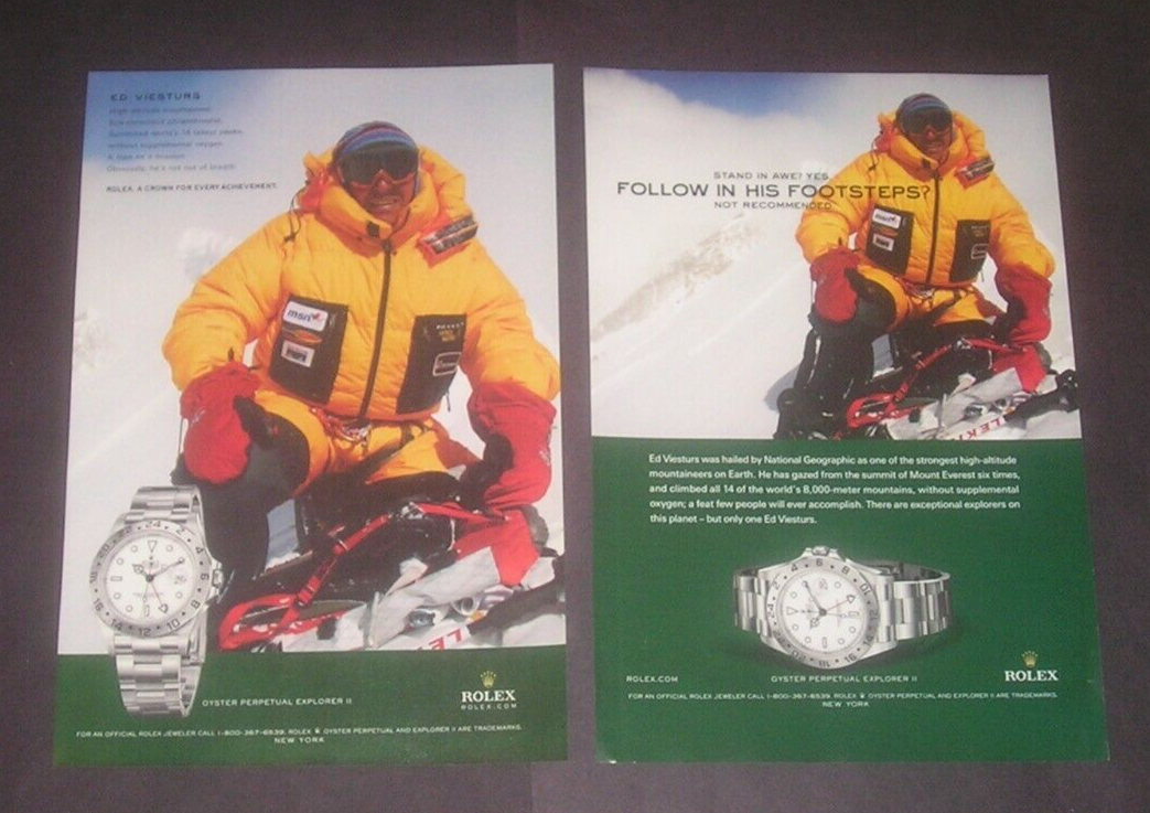 Ed Viesturs Rolex Pre Owned Explorer II Singapore Mar 2025 Price