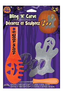 Carve and Bling Pumpkin Kit Boo Ghost | eBay