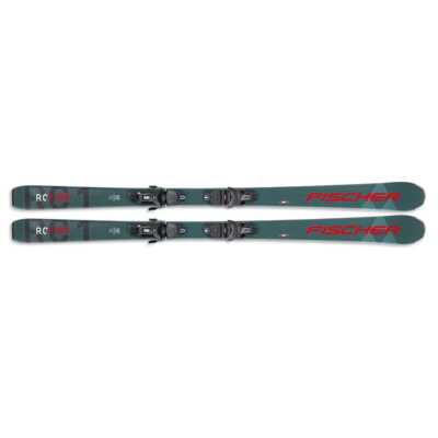 FISCHER RC Fire SLR Pro Skis with Protector 10 GW SLR Brake 80 Bindings ...