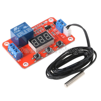 DC 12V Relay Switch Control -20 to100℃ Digital Temperature Display ...