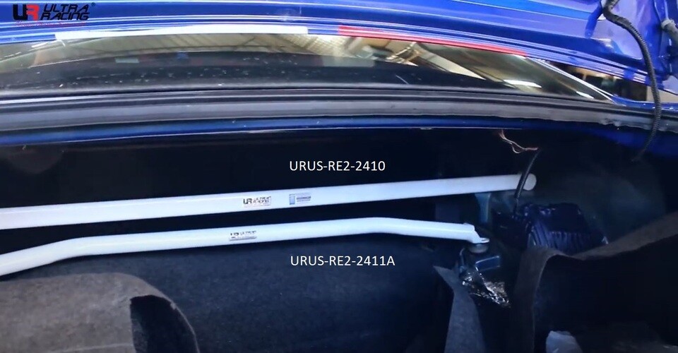 FOR FORD MUSTANG (S197) 2004-2014 ULTRA RACING REAR STRUT BAR 2 POINTS ...