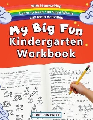LLC Home Run Pr My Big Fun Kindergarten Workbook with Handwriting Le ...