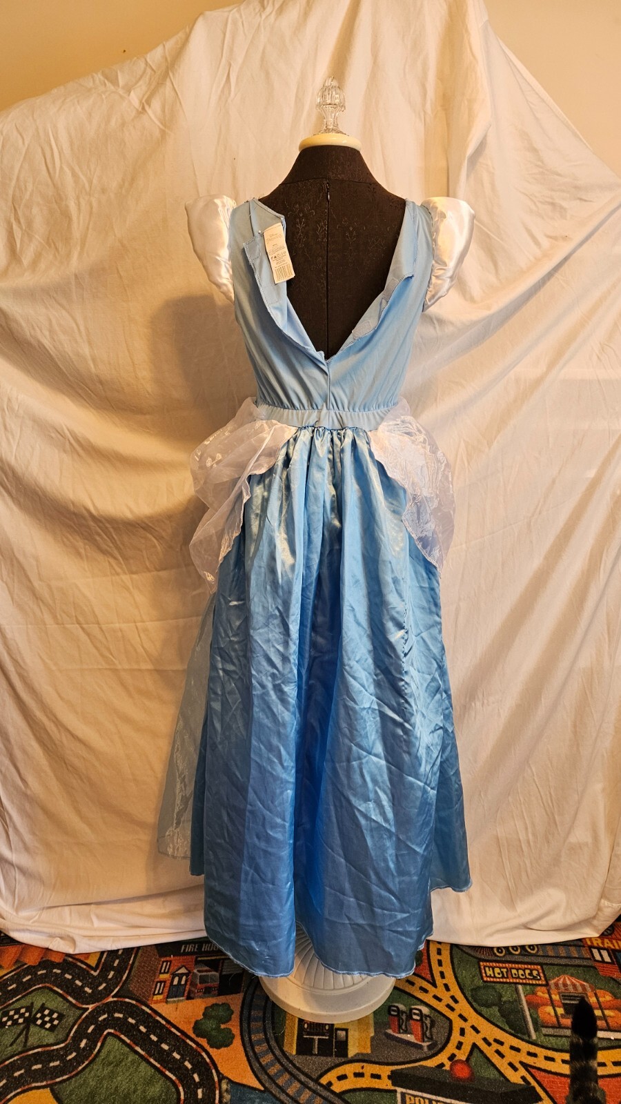 White and Blue Disney Princess Cinderella Dress Size … - Gem