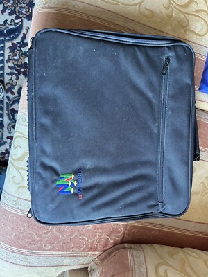 Official Nintendo 64 N64 Console Travel Carrying Case Bag Padded Black ...