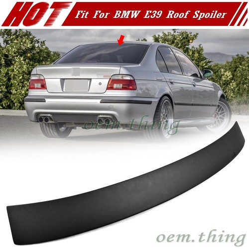 97-03 Fit FOR BMW E39 Sedan 5-Series Rear Roof Spoiler Matte Black | eBay