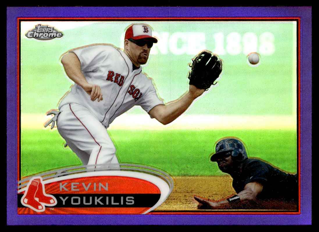 BB Kevin Youkilis 2012 Topps Chrome Purple Boston Red Sox #109 | eBay