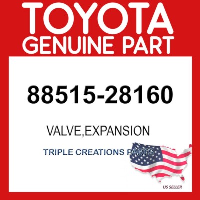 Toyota Genuine 8851528160 Valve Cooler Expansion 88515-28160 OEM | eBay