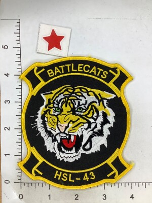 VINTAGE US NAVY HSL-43 BATTLECATS SQUADRON PATCH | eBay