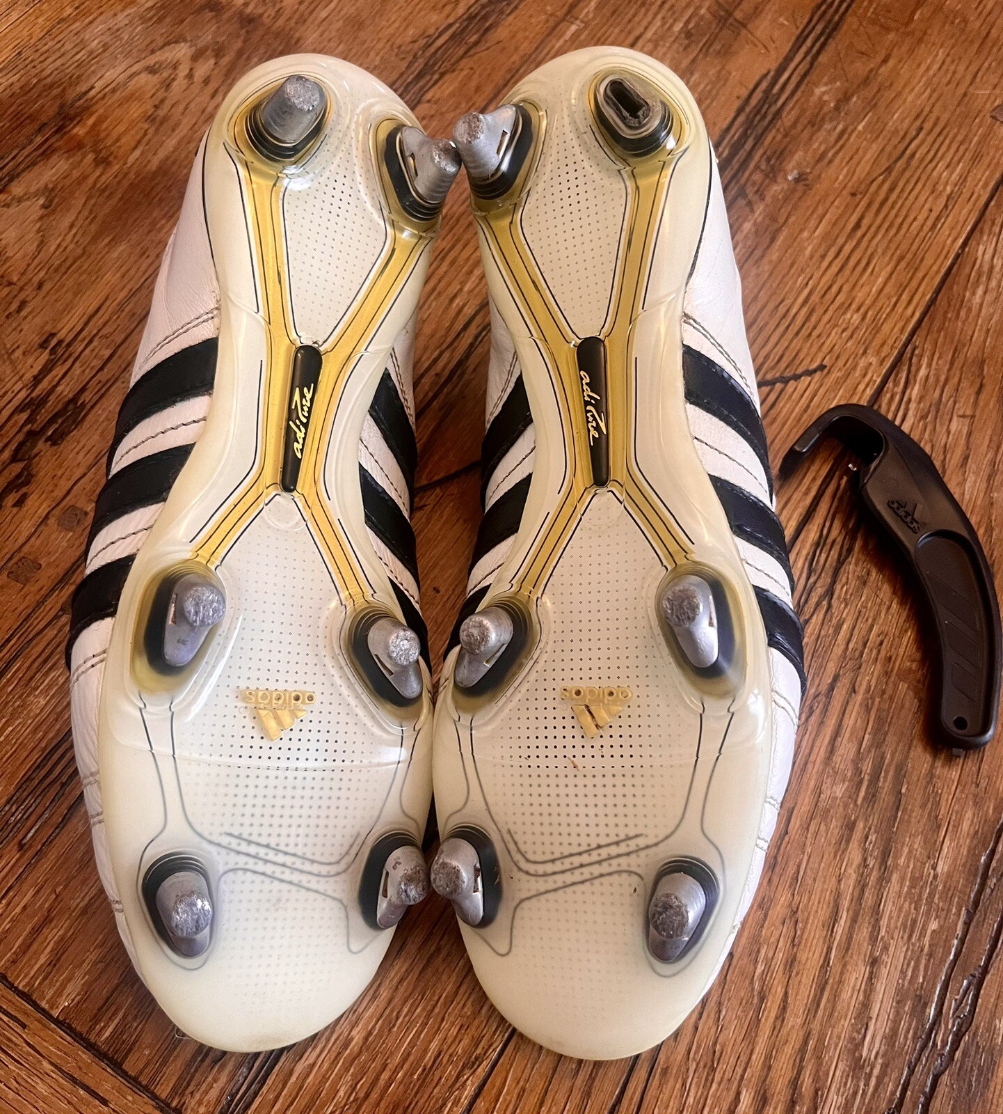 RARE Adidas Adipure IV 4 TRX SG 2010 Leather Football Boots Soccer ...