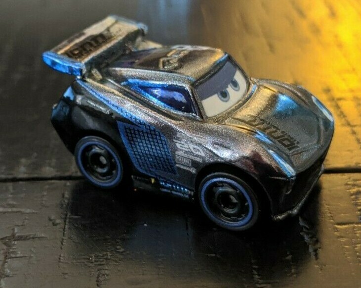 DISNEY PIXAR CARS DIE-CAST MINI RACERS ~ METALLIC JACKSON STORM ~ NEW ...