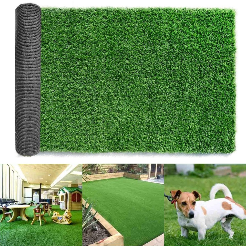 Artificial Fake Grass Clearance Roll End Cheap Remnant 20mm Off Cuts ...