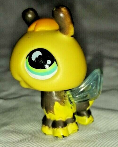 abeille jaune yeux vert et bleu # 813 LITTLEST PET SHOP Petshop LPS ...