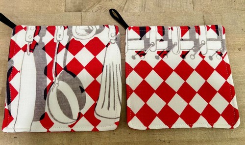 Vintage Kitchen Utensil Flour Coffee Tea Simtex Tablecloth Insulated ...