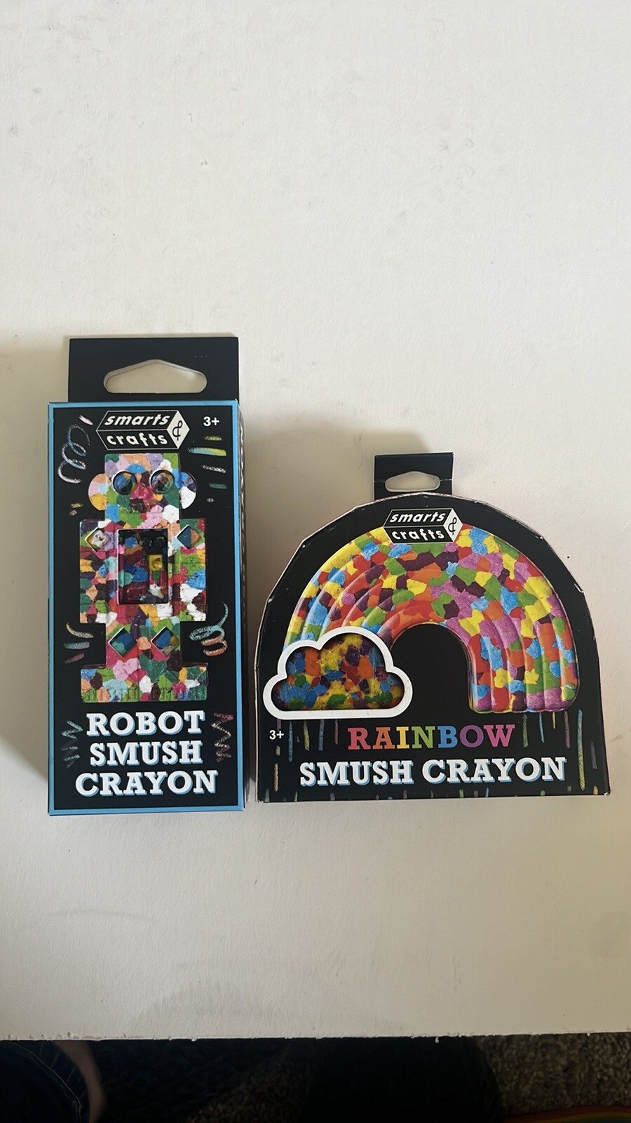 Smush Crayon Robot And Rainbow Crayon | eBay