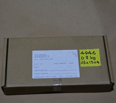 EMERSON ROSEMOUNT kit 2002577 Pipe Mounting Bracket for PH/ORP ...