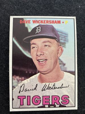 1967 TOPPS # 112 DAVE WICKERSHAM C 88 | eBay