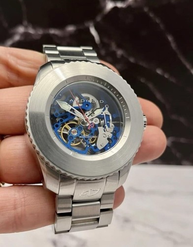 Android Maxjet Gray Skeleton AD514 Men's 21J Watch | eBay