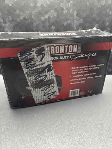 IRONTON 3 HP COMPRESSOR DUTY ELECTRIC MOTOR 51821 | eBay