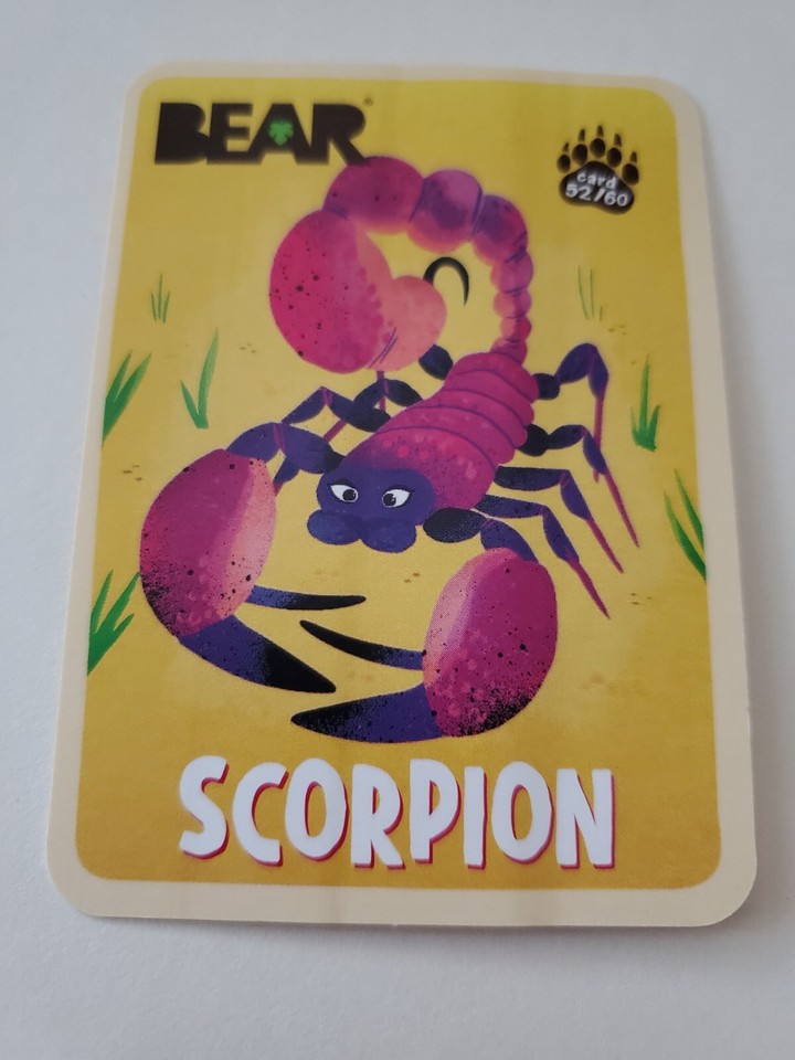 Bear's Collectible Animal Cards from Bear Fruit Rolls | eBay