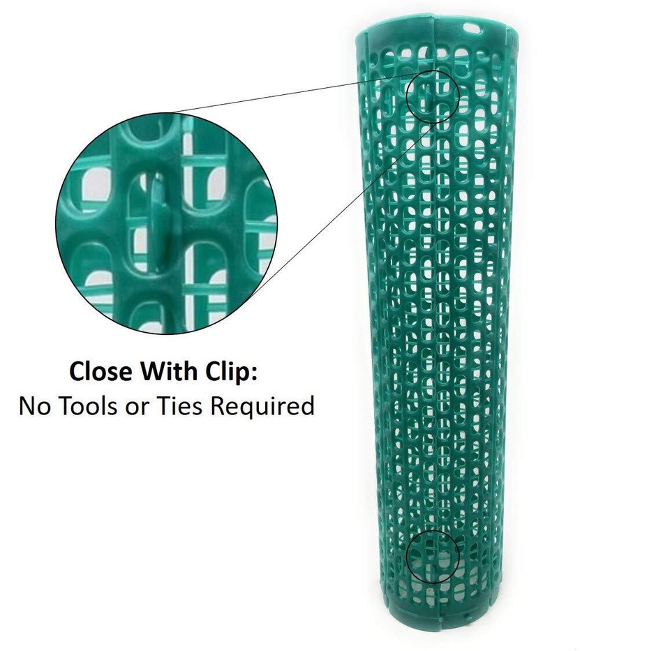 Plant and Tree Guard Protector Wrap Tall Expandable Grow Tubes Around ...