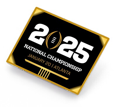 CFP National Championship January 20, 2025 Commemorative Lapel Pin | eBay