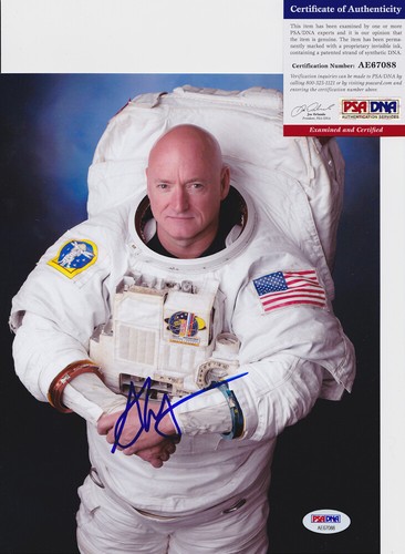 Scott Kelly NASA Astronaut Discovery Signed Autograph 8x10 Photo PSA ...